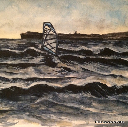 Windsurfer, Lahinch – Fiona Concannon Artist